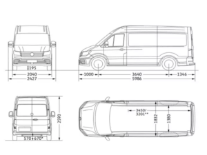 Basis VW Crafter - Custom-Bus Camping Vans